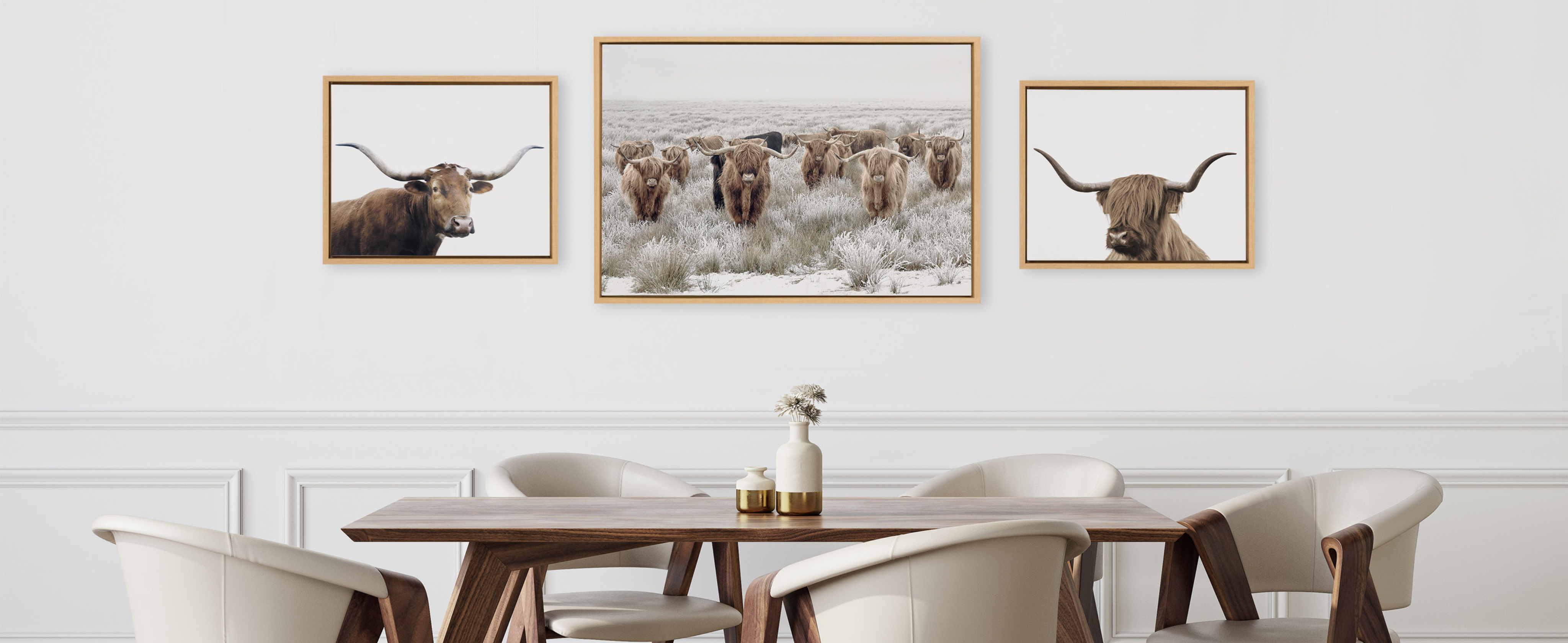Kate and Laurel Cow Art-Wall Art featuring Cows – kateandlaurel