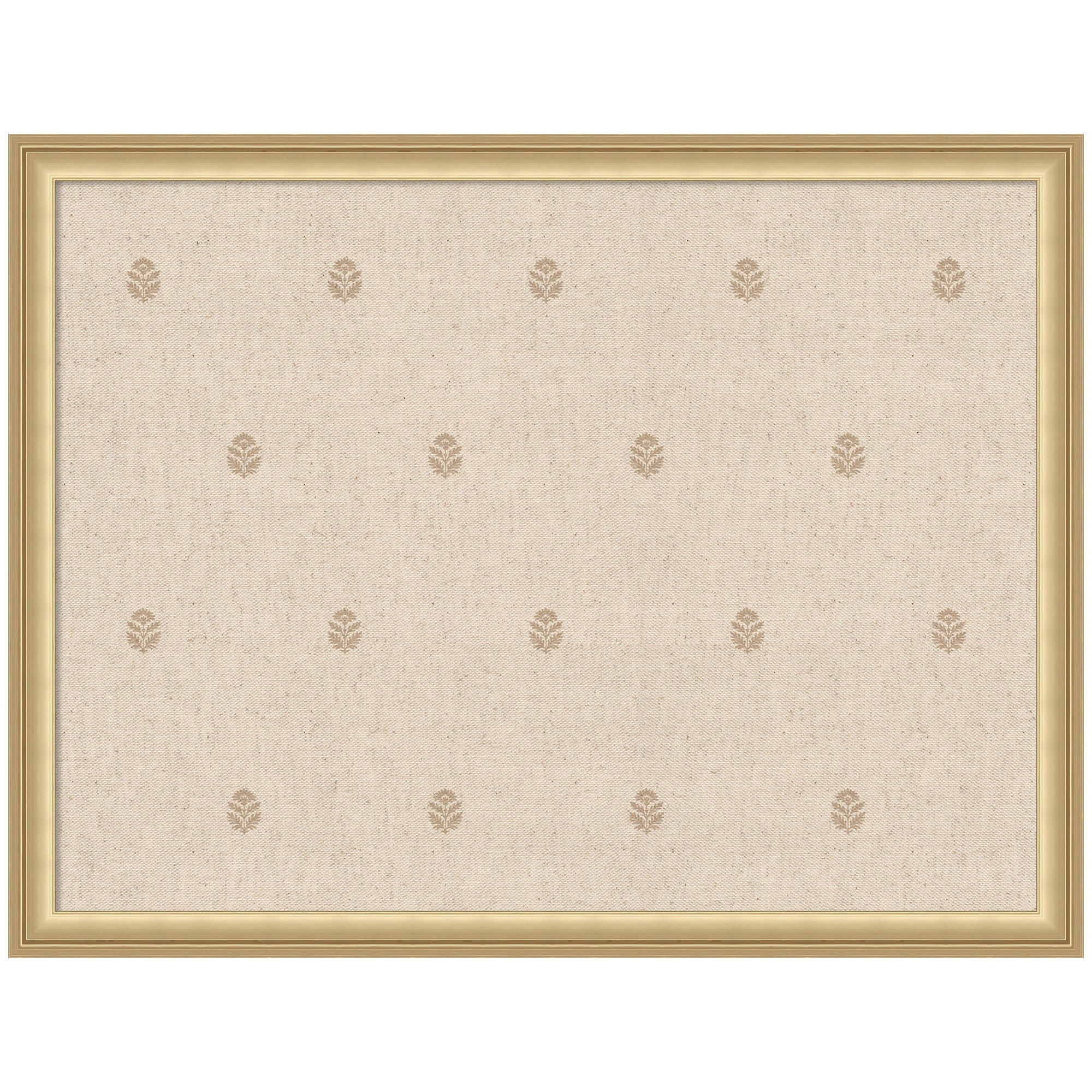 Pinboard Beige Botanical Block Print – kateandlaurel