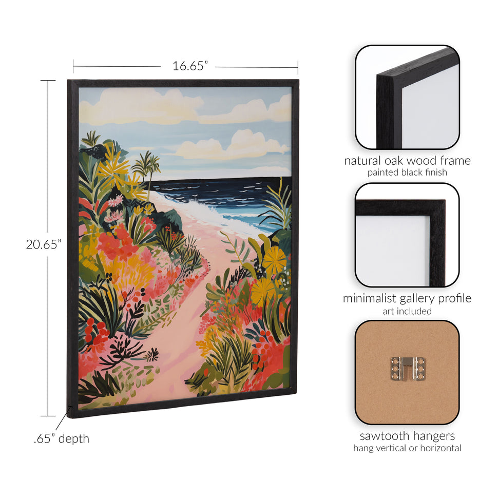 Gallery Tropical Bright Ocean Path Landscape Print by The Creative ...