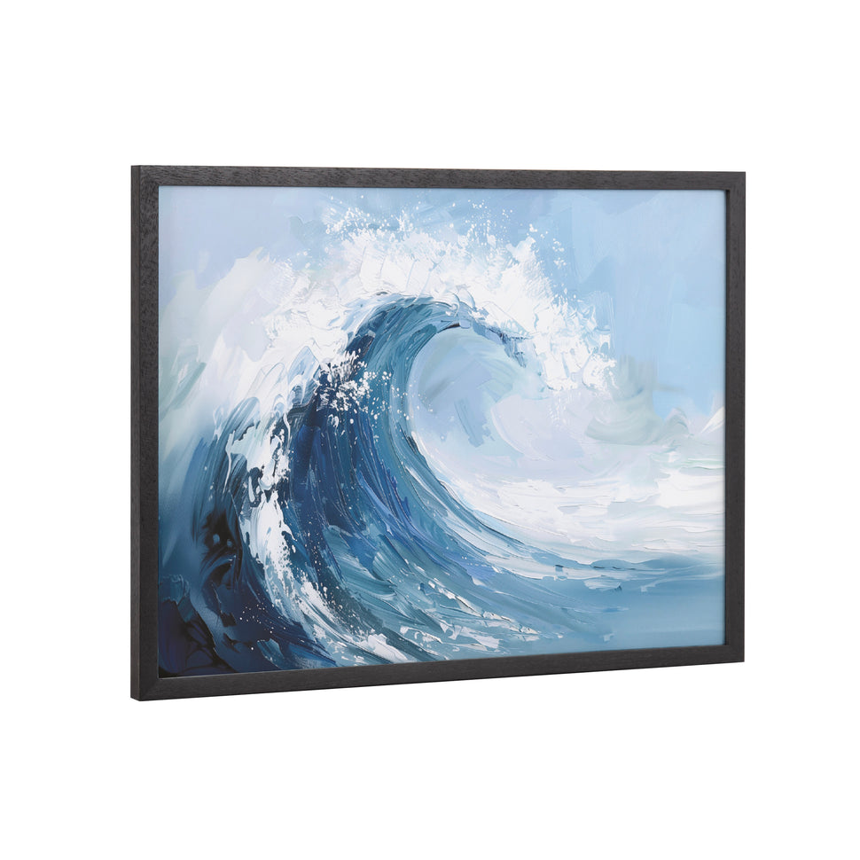 Gallery Abstract Painterly Coastal Ocean Wave Print by The Creative Bu ...