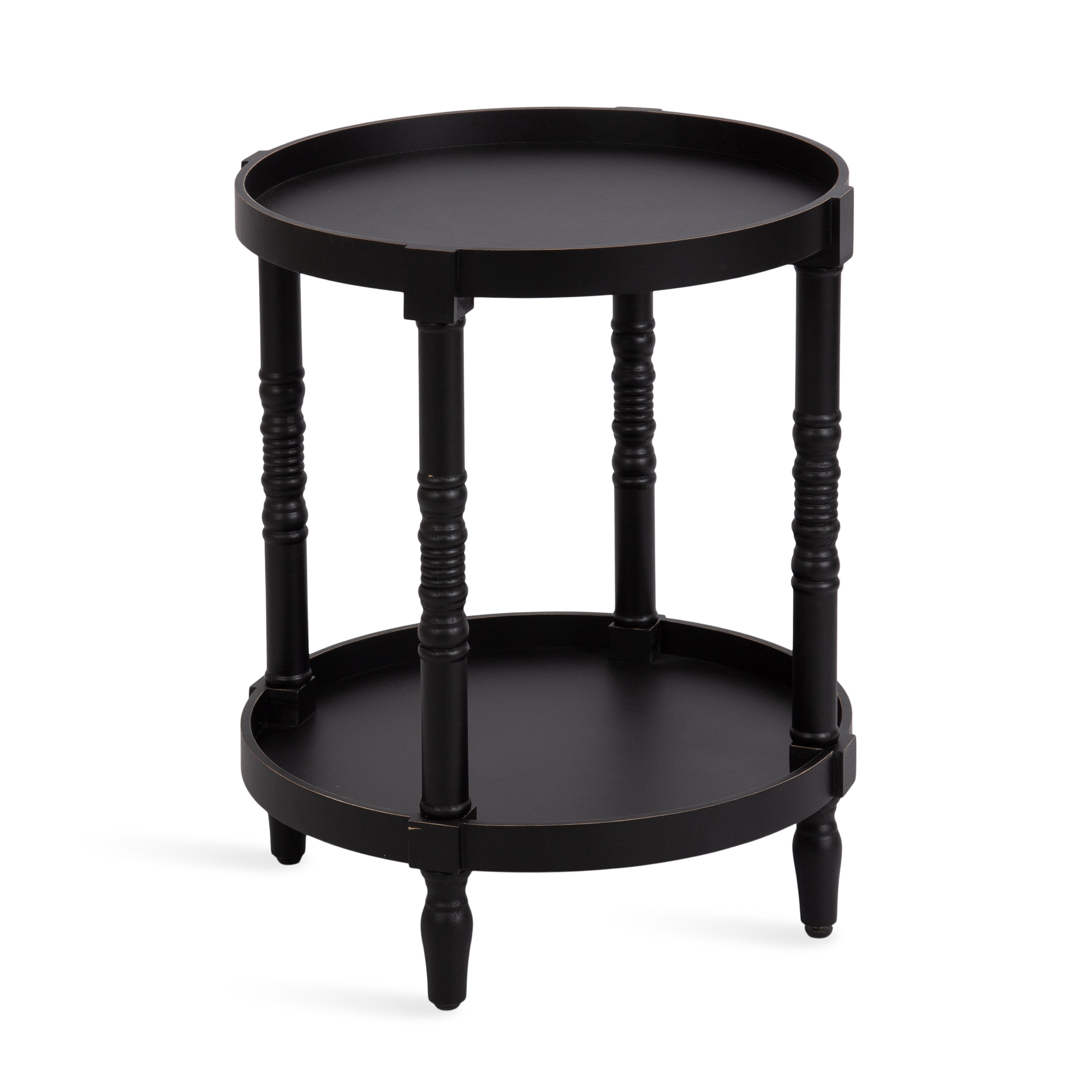 Traditional round end table store