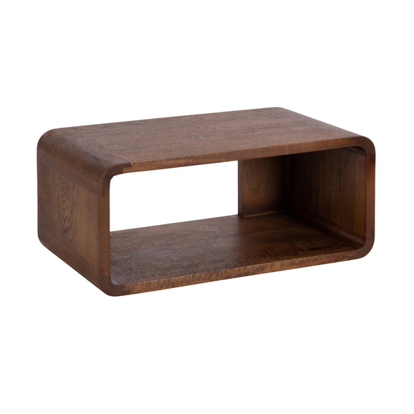 Kate and Laurel Deguara Modern Wood Floating Side Table, 18 x 10 x 8 ...