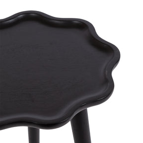 Alezar Scallop Wood Side Table – kateandlaurel