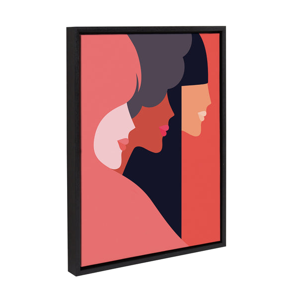 Kate and Laurel Sylvie We Can Framed Canvas Wall Art by Dominique Vari ...