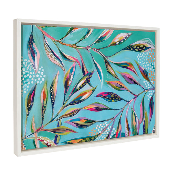 Kate and Laurel Sylvie A Tranquil Moment Framed Canvas Wall Art by ...