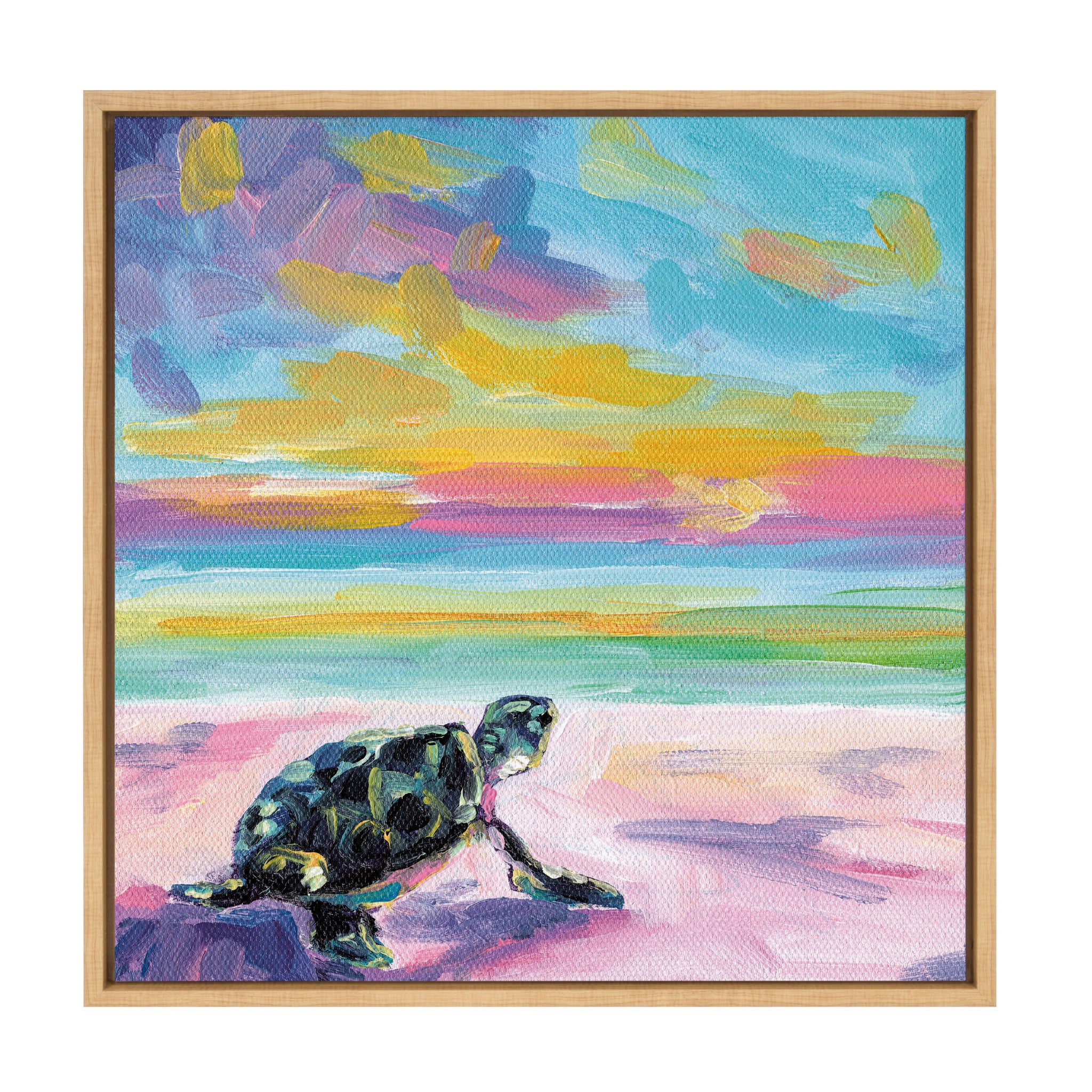 Sea Turtle Painting On Canvas