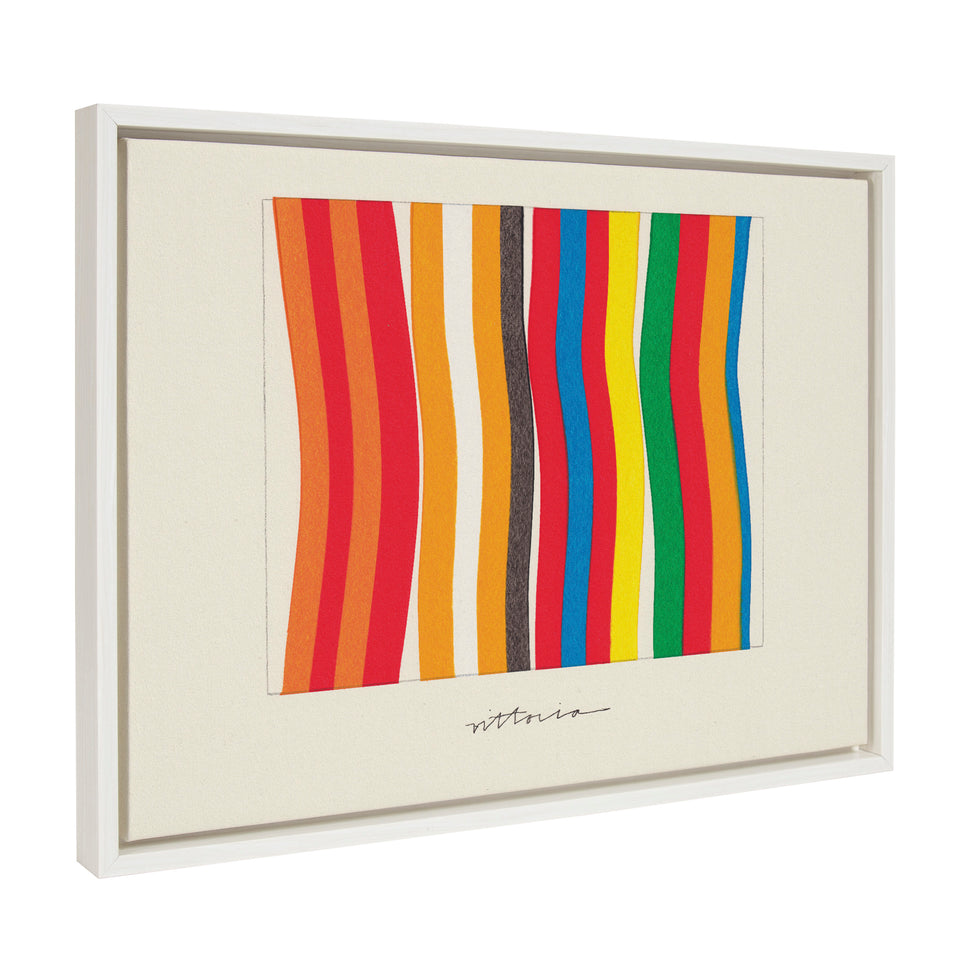 Kate and Laurel Sylvie Im Parallel to Myself Framed Canvas Wall Art by Amber Vittoria, 18x24 ...