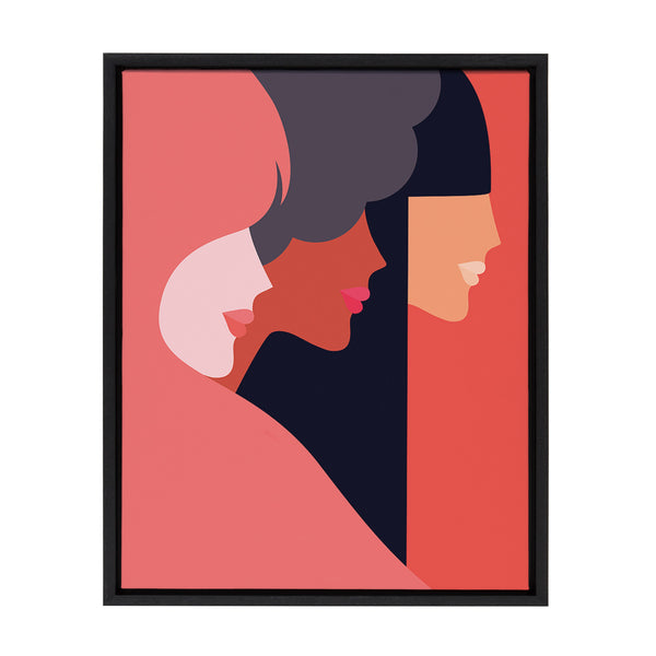 Kate and Laurel Sylvie We Can Framed Canvas Wall Art by Dominique Vari ...